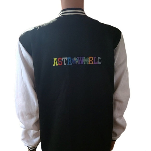 no brand | Jackets & Coats | Travis Scott Astroworld Printed Baseball ...